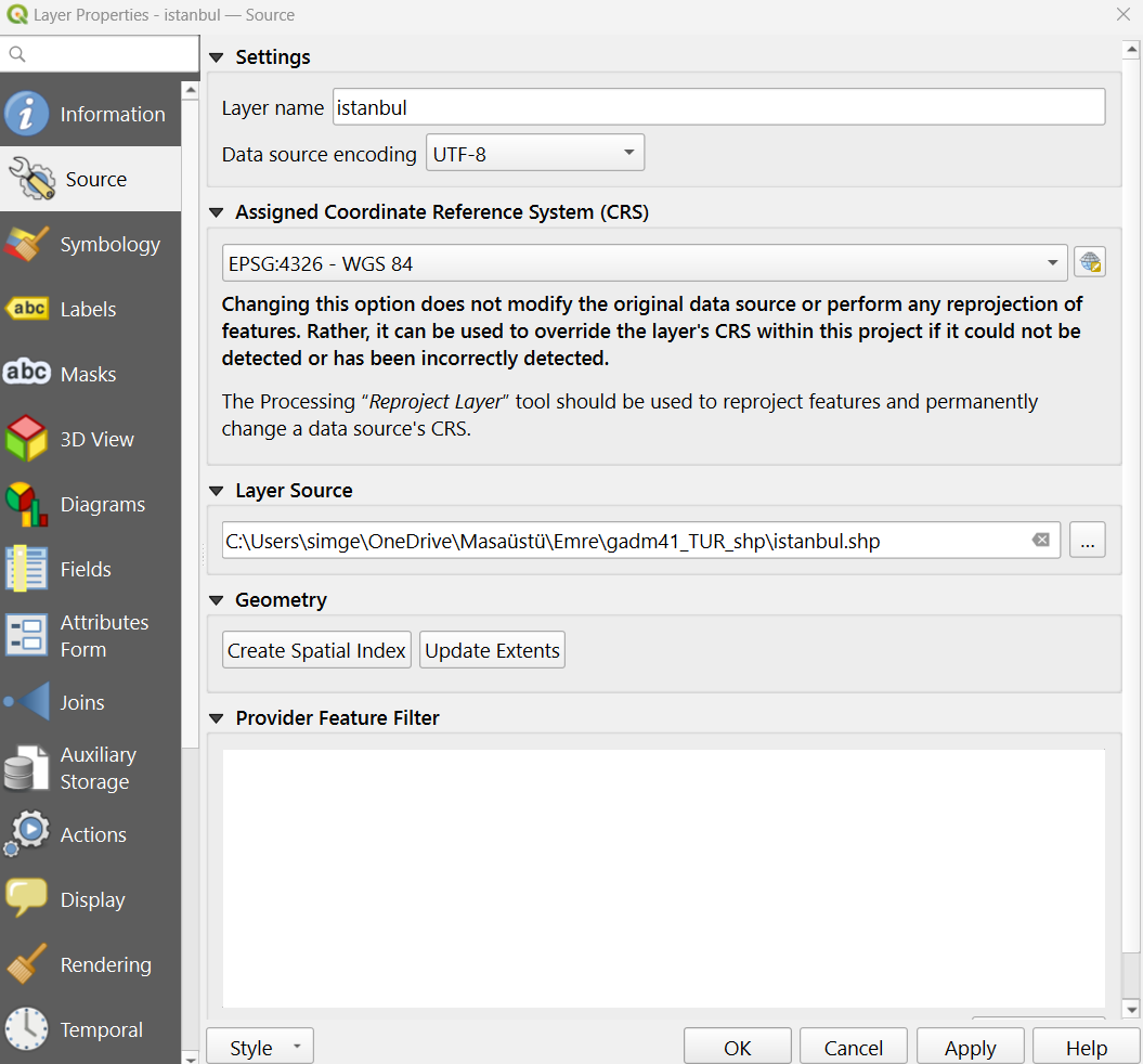 How to define/change coordinate system in QGIS? – GIS Learn